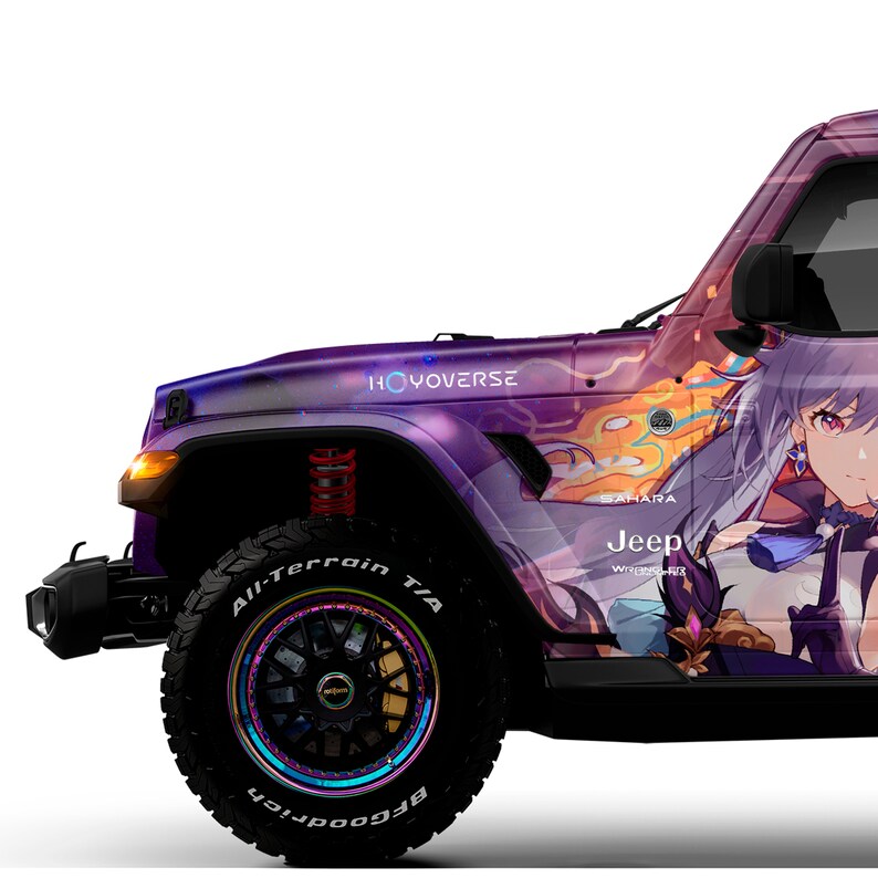 Genshin Impact Keqing Full Car Wraps ITASHA Stickers Decals Made With ...