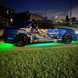 Gundam 11 Car Both Sides Wrap ITASHA Anime Stickers Decals Made With ...
