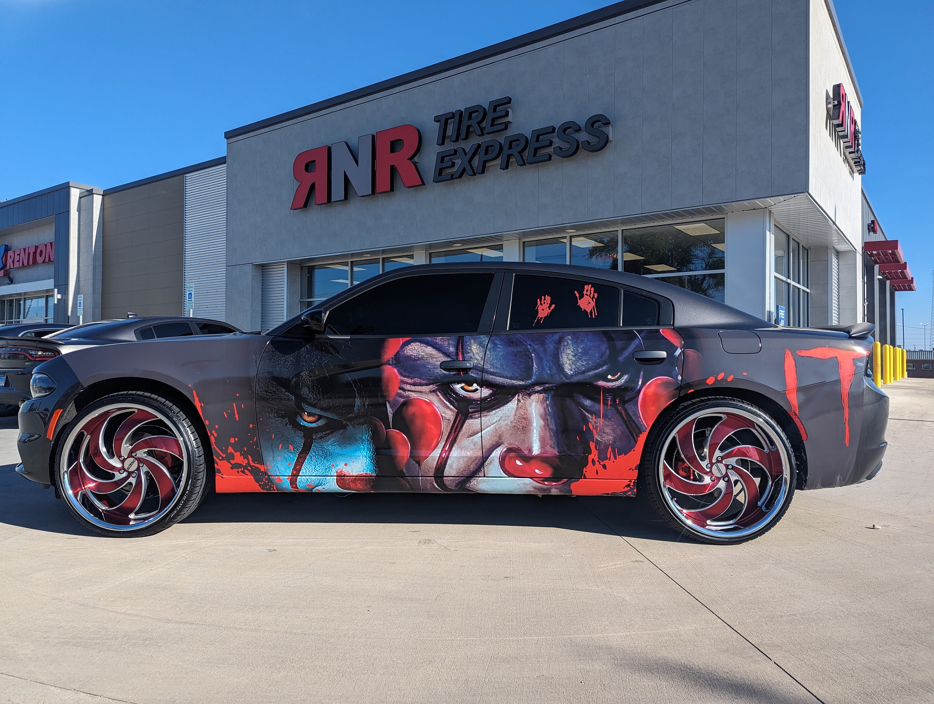 Pennywise Car Both Sides Wrap 03 Dark Series ITASHA American Comics ...