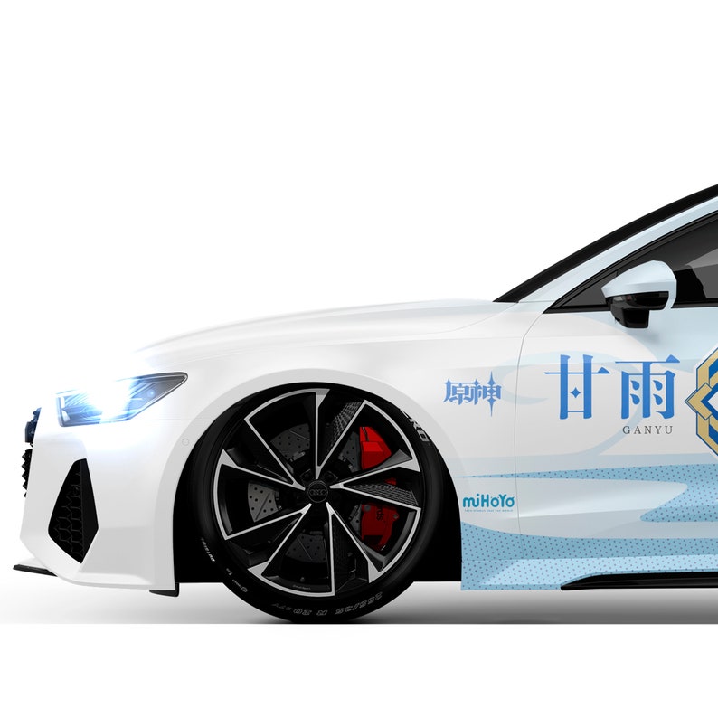Genshin Impact Ganyu Car Wraps ITASHA Stickers Decals Made With Top ...