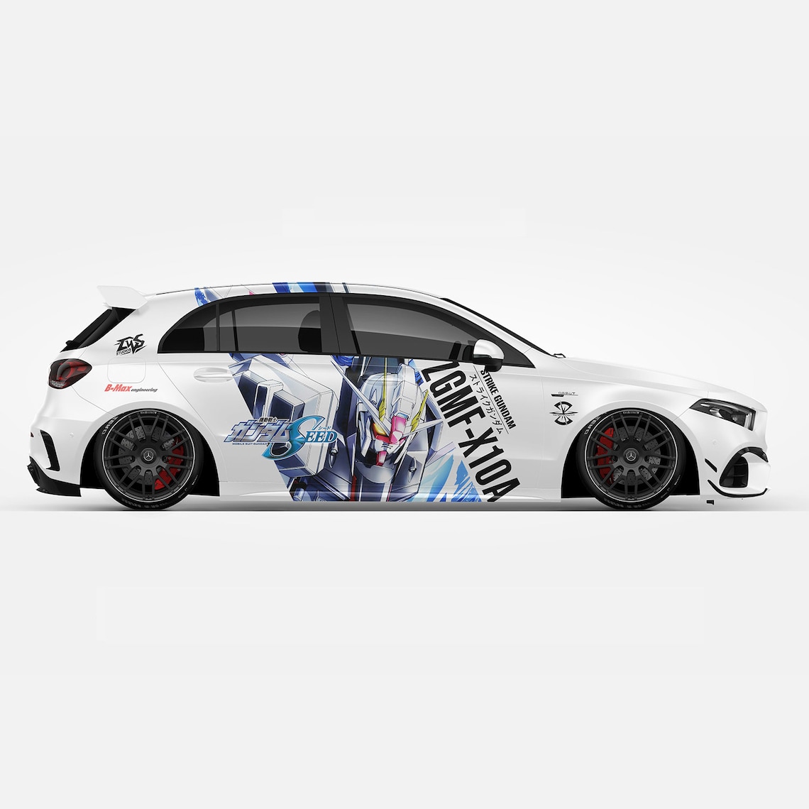 Gundam 03 Car Both Sides Wrap ITASHA Anime Stickers Decals Made With ...