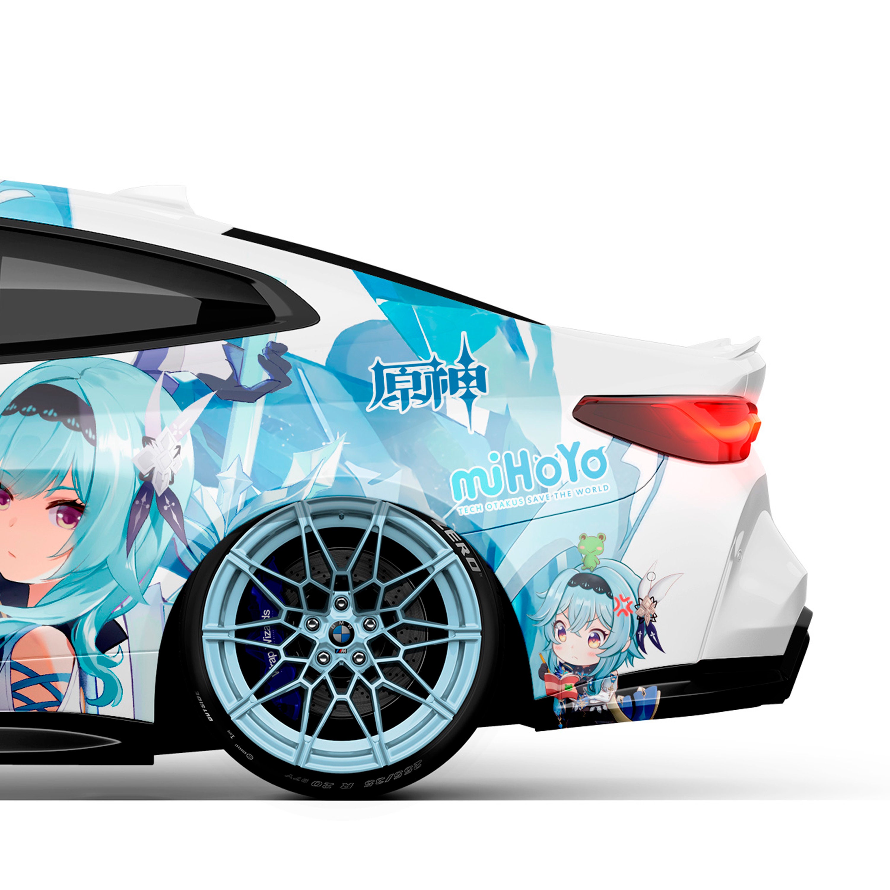 Genshin Impact Eula Car Wraps ITASHA Stickers Decals Made With - Etsy