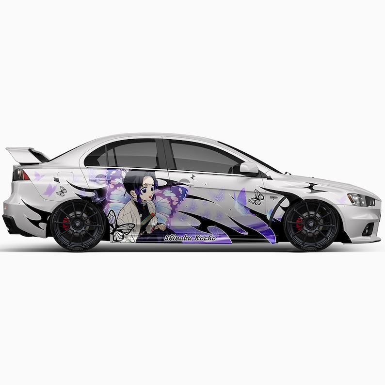 Shinobu Kochō Demon Slayer Car Both Sides Wrap ITASHA Anime Stickers ...