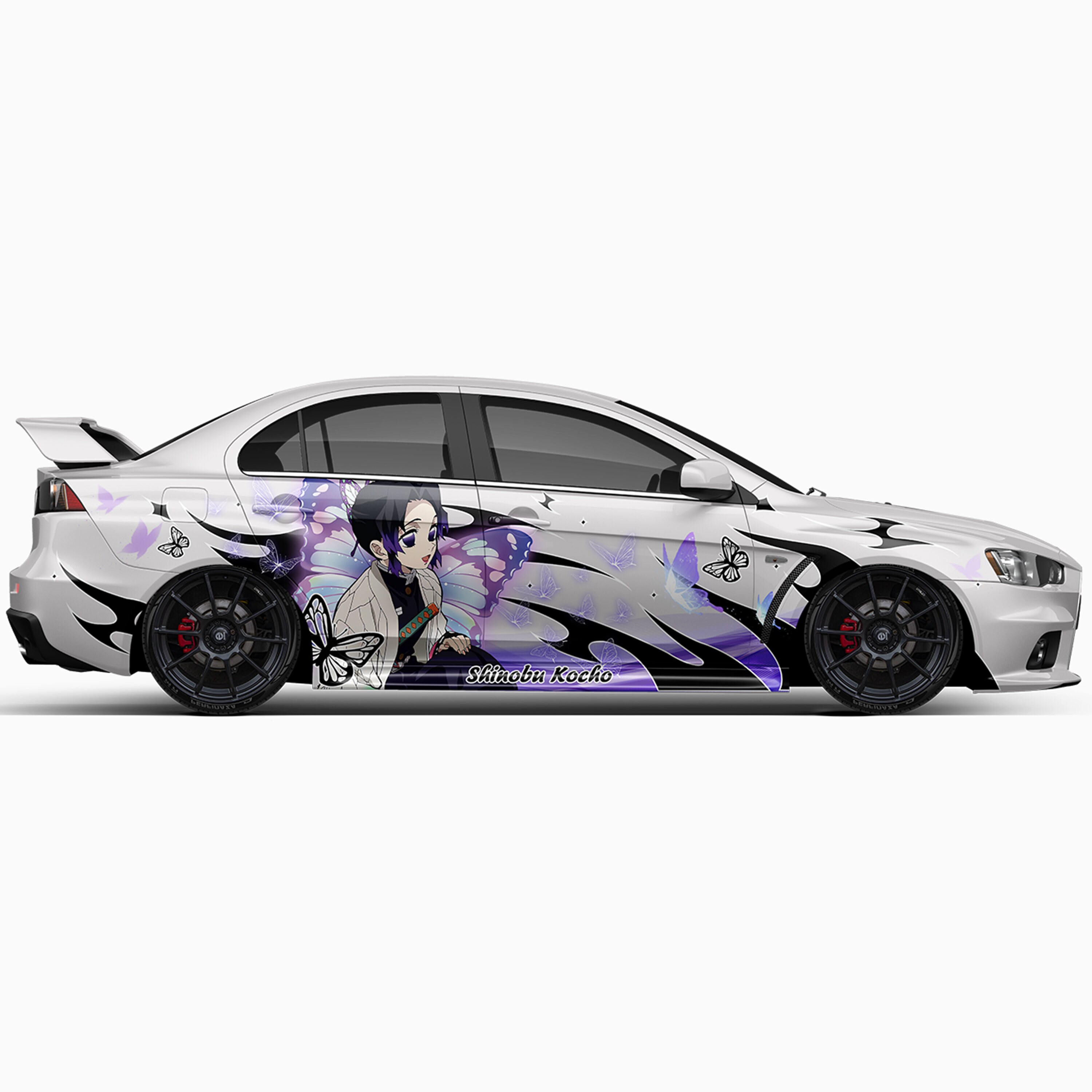 Shinobu Kochō Demon Slayer Car Both Sides Wrap ITASHA Anime Stickers ...