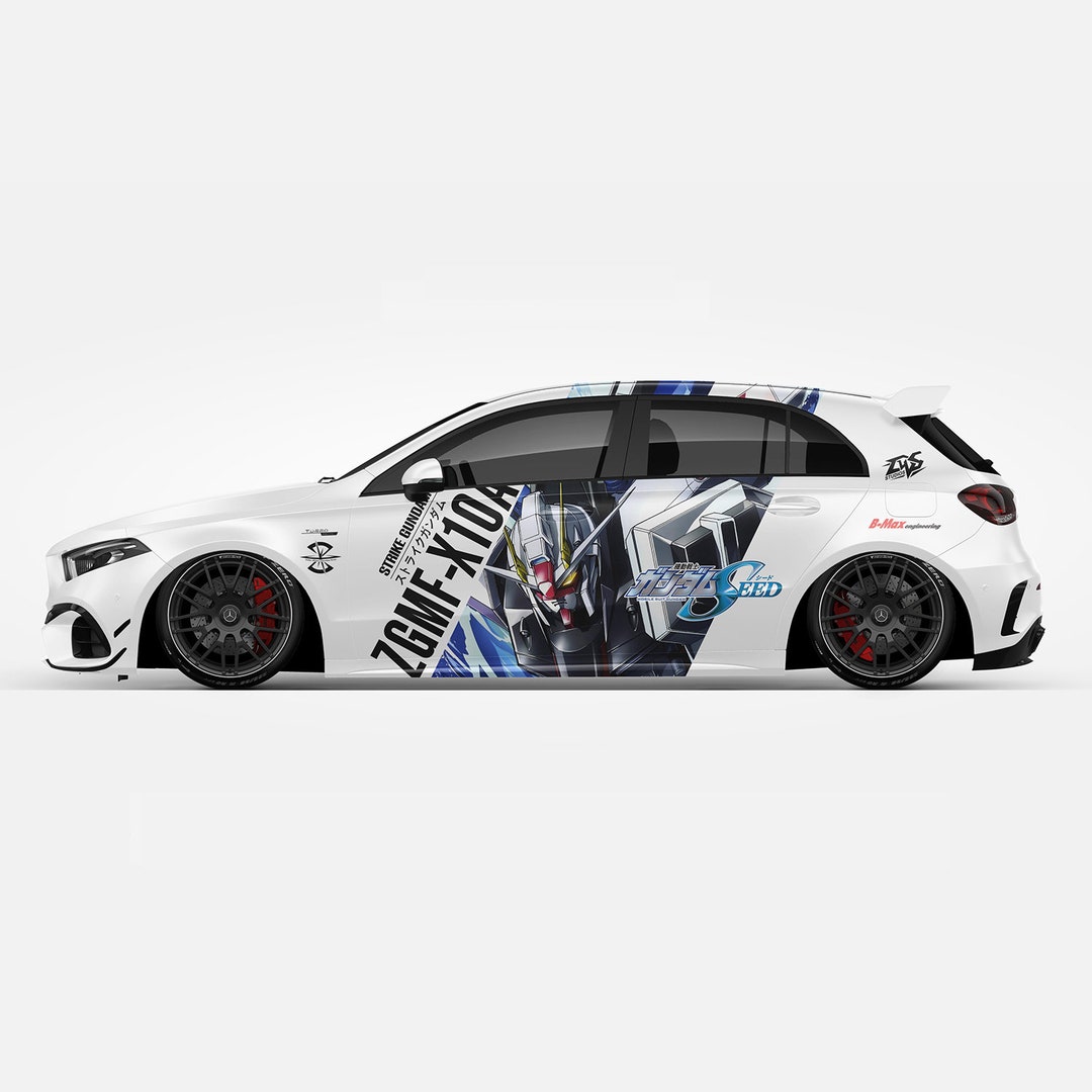 Gundam 03 Car Both Sides Wrap ITASHA Anime Stickers Decals Made With ...
