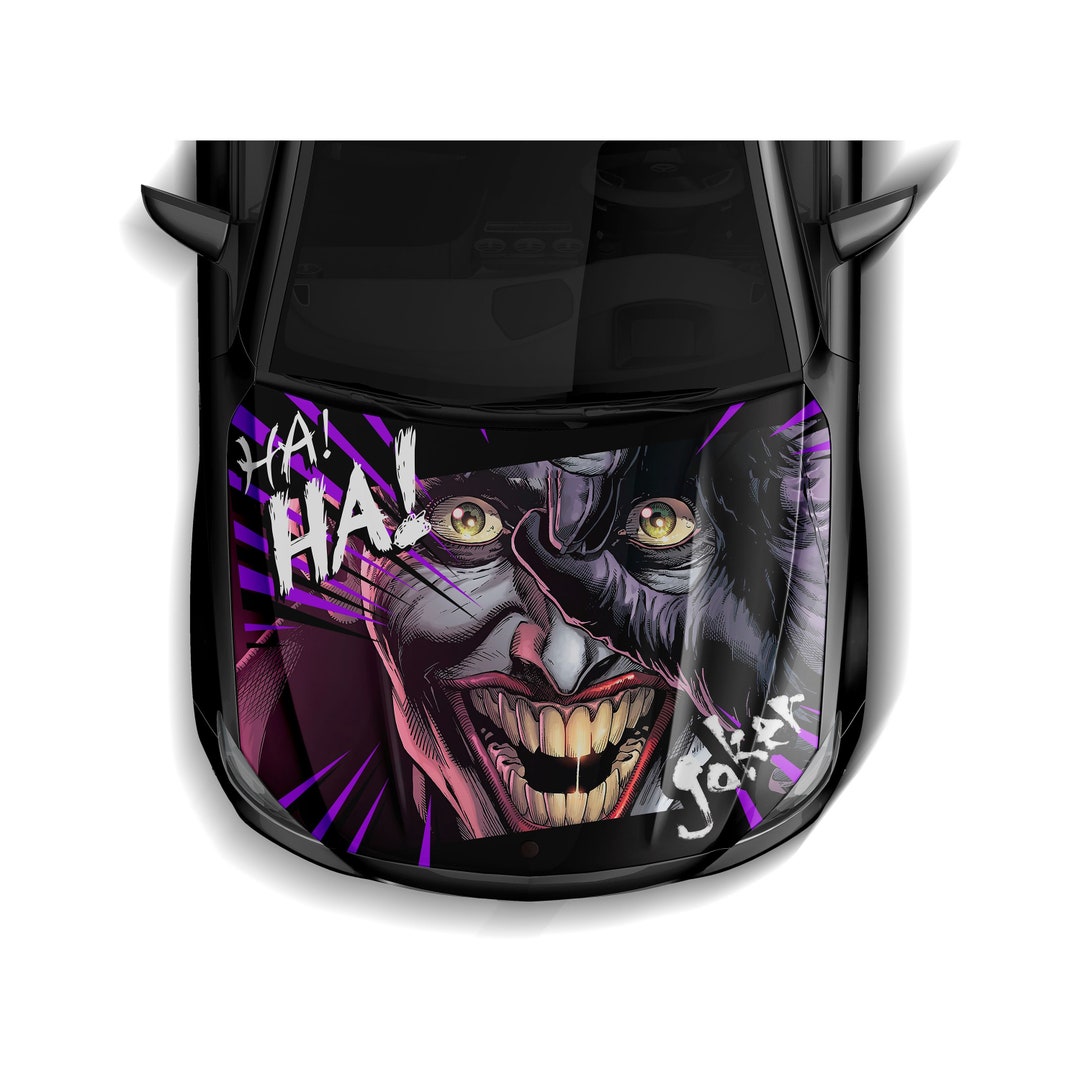Antihero Joker Car Hood Wraps 12 Dark Series ITASHA American Comics ...