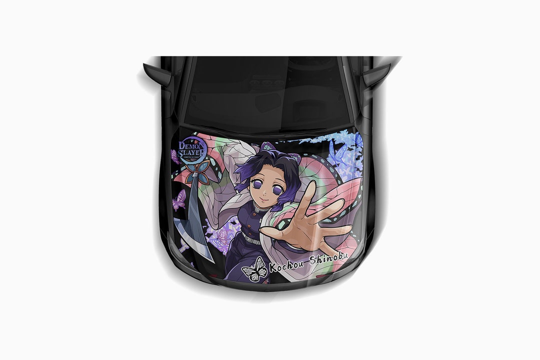 Demon Slayer Car Hood Wraps 01 ITASHA Anime Stickers Decals Made With ...