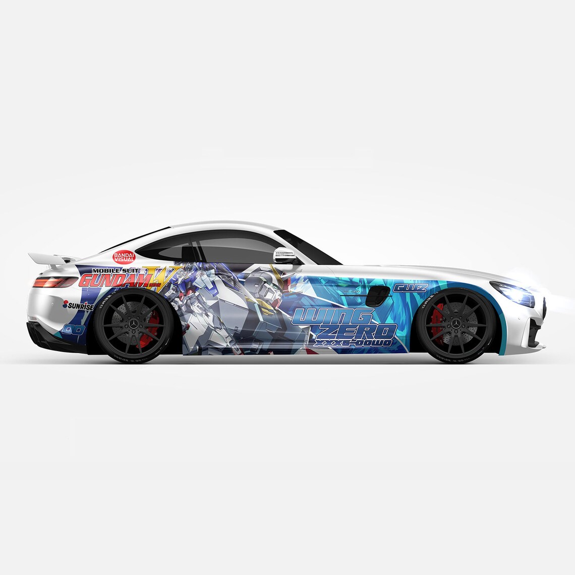 Gundam 11 Car Both Sides Wrap ITASHA Anime Stickers Decals Made With ...