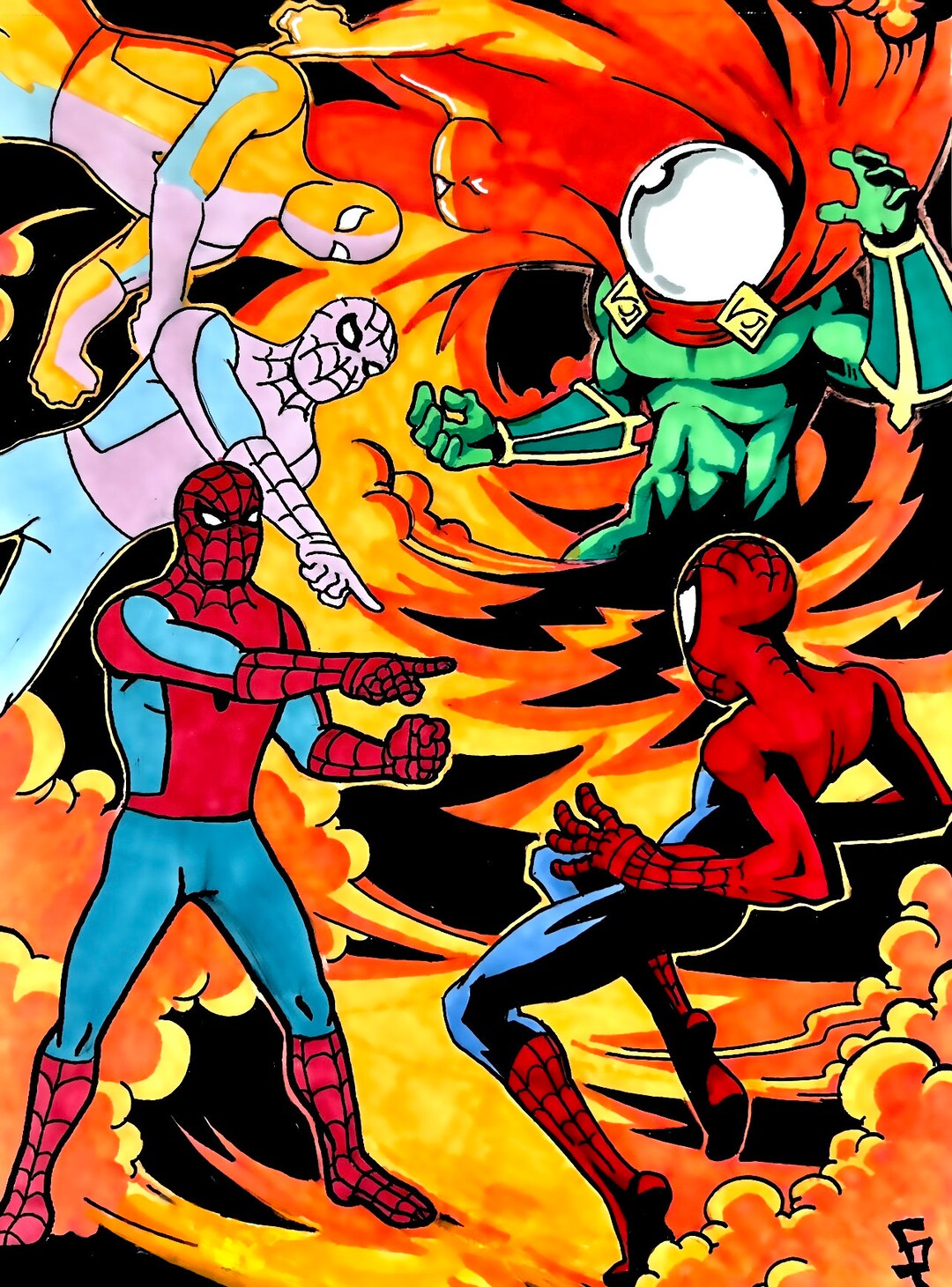 Spider-man Trapped in a Spider Meme - Etsy