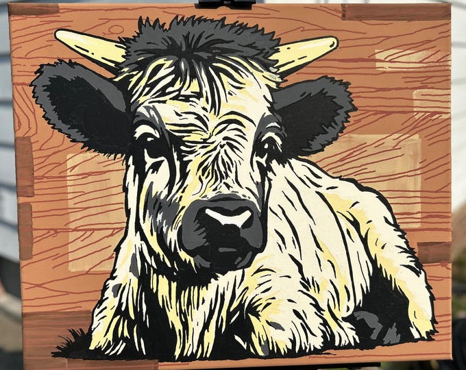 Smooth Little Moo (sold) - Etsy