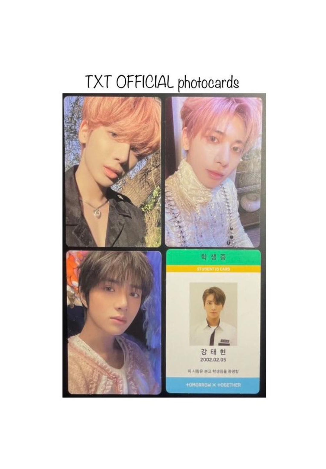 TXT Official Photocards - Etsy