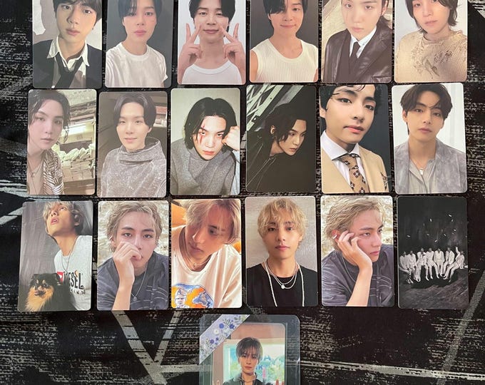 BTS Official Photocards - Etsy