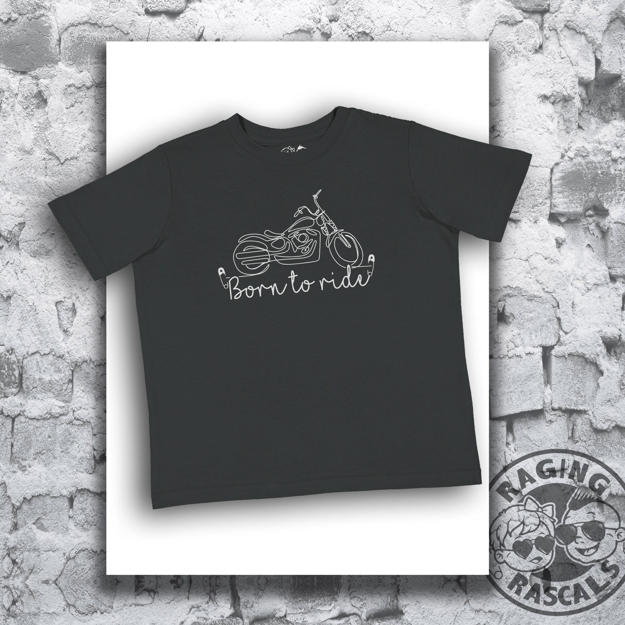 Infant/toddler Unisex Born to Ride Short Sleeve T-shirt - Etsy