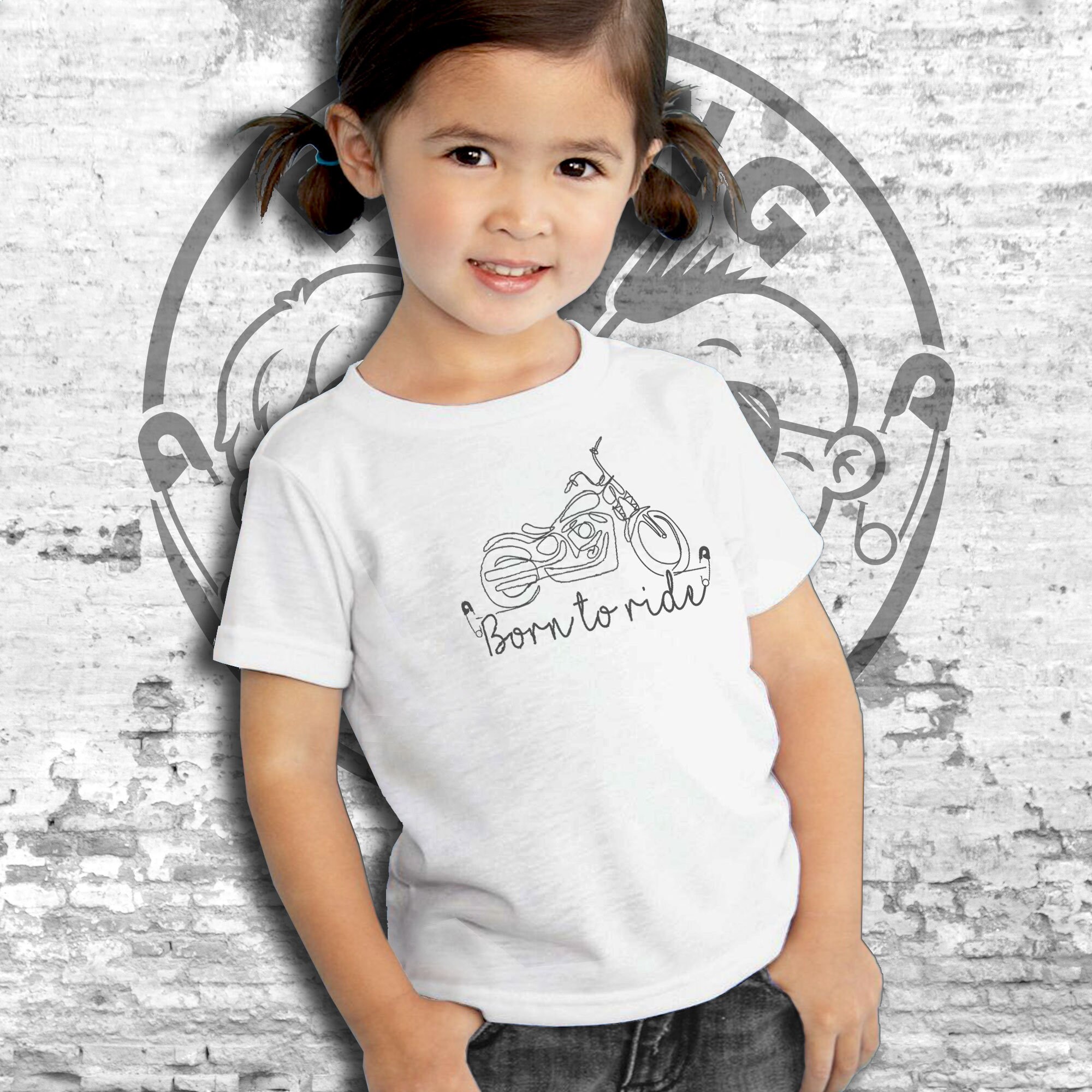 Infant/toddler Unisex Born to Ride Short Sleeve T-shirt - Etsy