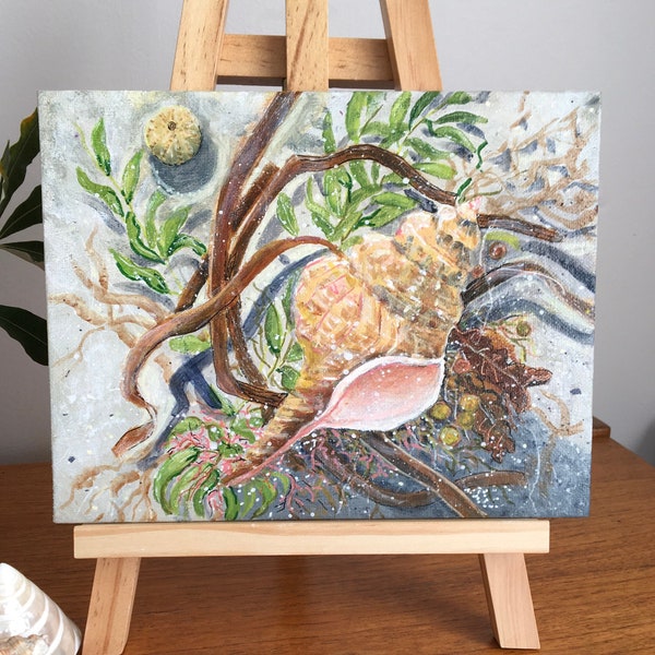 Acrylic Painting With Shells - Etsy