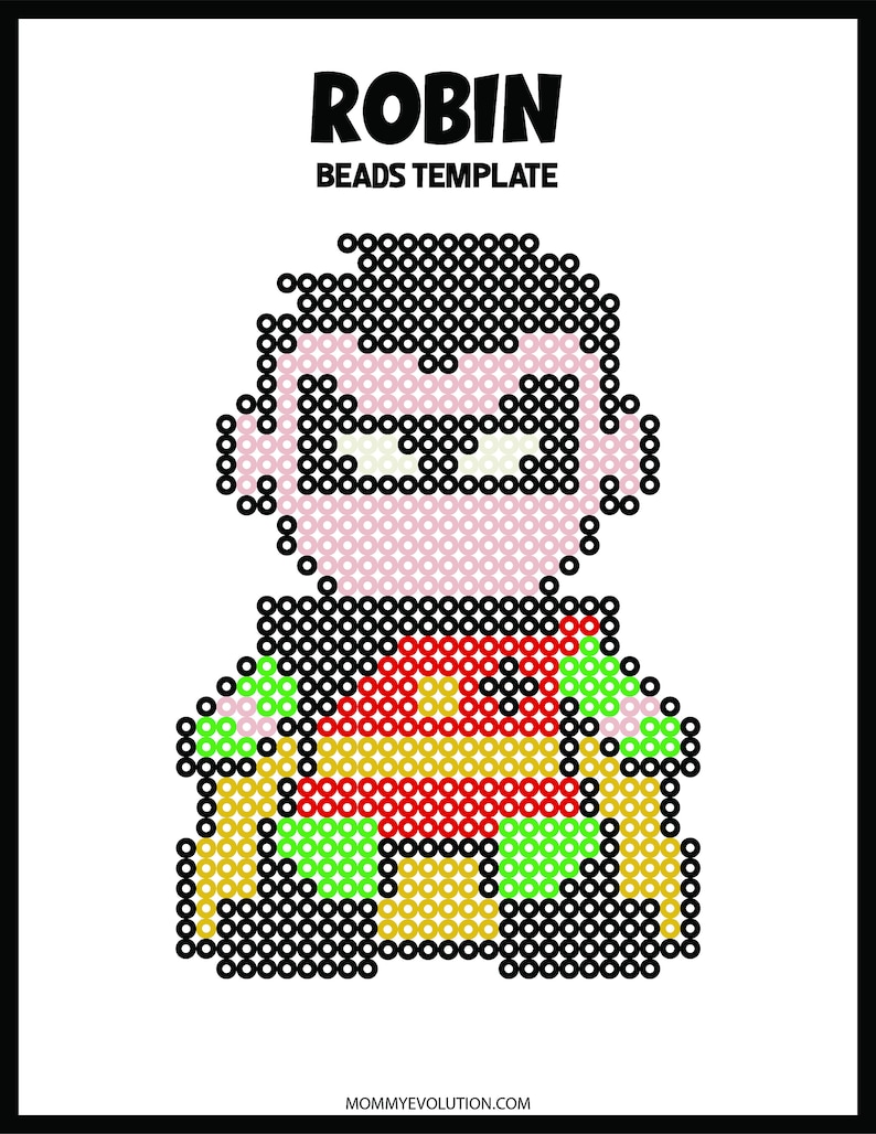 Superhero Perler Bead Cards | Fun Art Project - Fine Motor Craft - Etsy