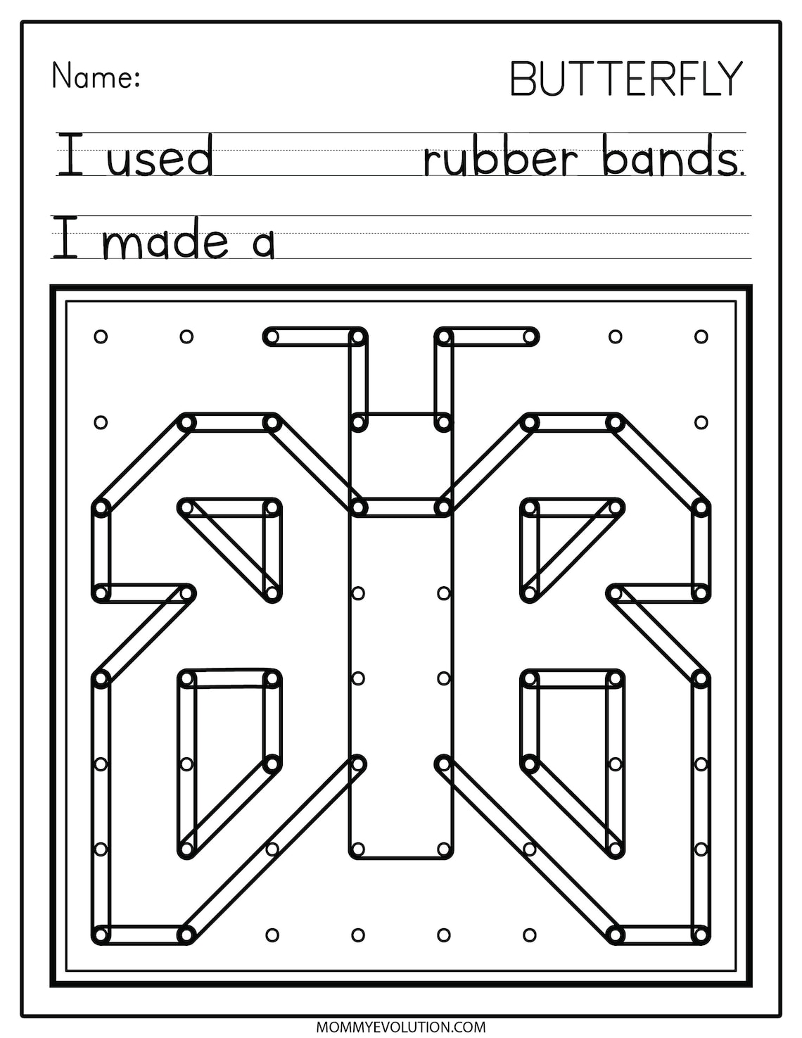 Bugs Geoboard Task Cards - Etsy