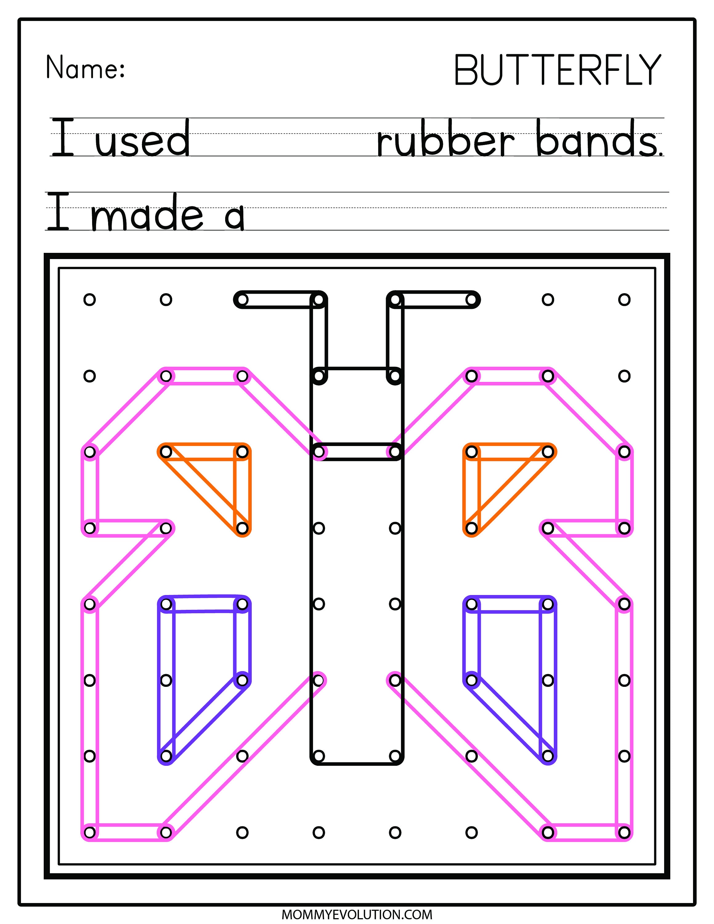Bugs Geoboard Task Cards - Etsy