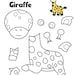 Zoo Animals Printable Craft Cards | Color, Cut and Paste Art Project ...