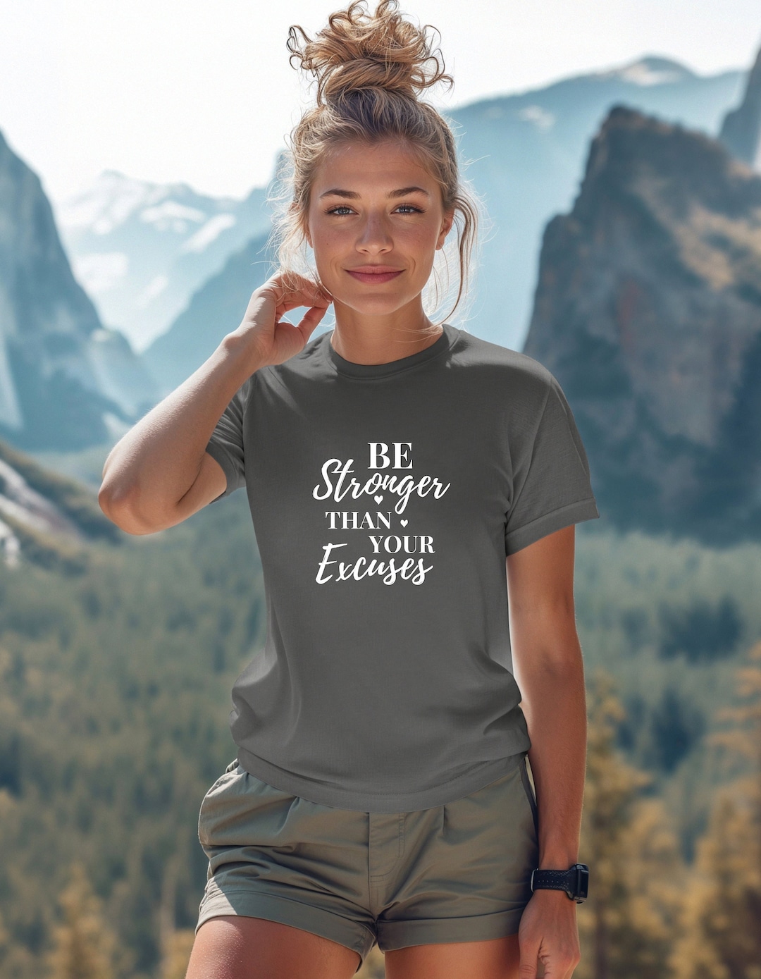 Be Stronger Then Your Excuses, Inspirational Quote Shirt, Positive ...