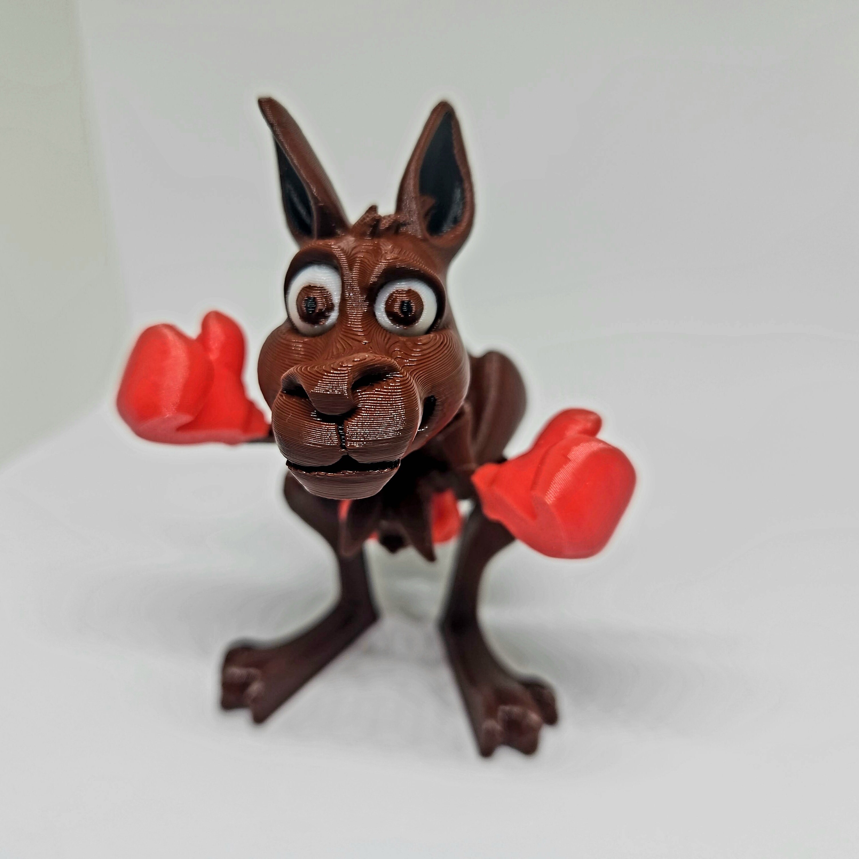 Articulated Boxing Kangaroo & Joey 3D Printed Interactive - Etsy