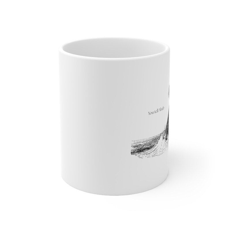 Moby Dick Inspired Sperm Whale Coffee Mug Literary Humor for English ...