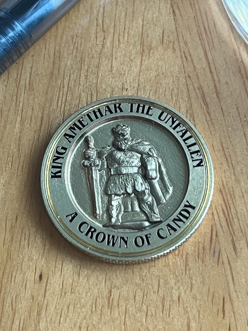 Custom Dnd Character Coin | Gift for Dungeon and Dragon Players & Dms ...