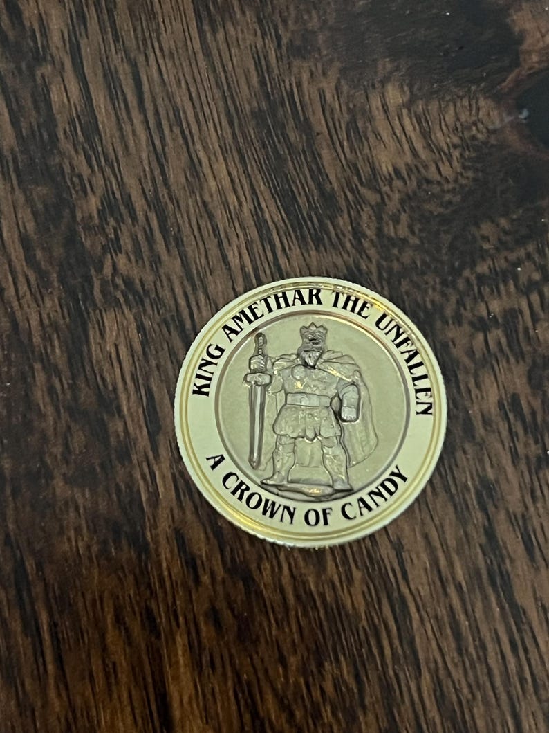 Custom Dnd Character Coin Gift for Dungeon and Dragon Players & Dms ...