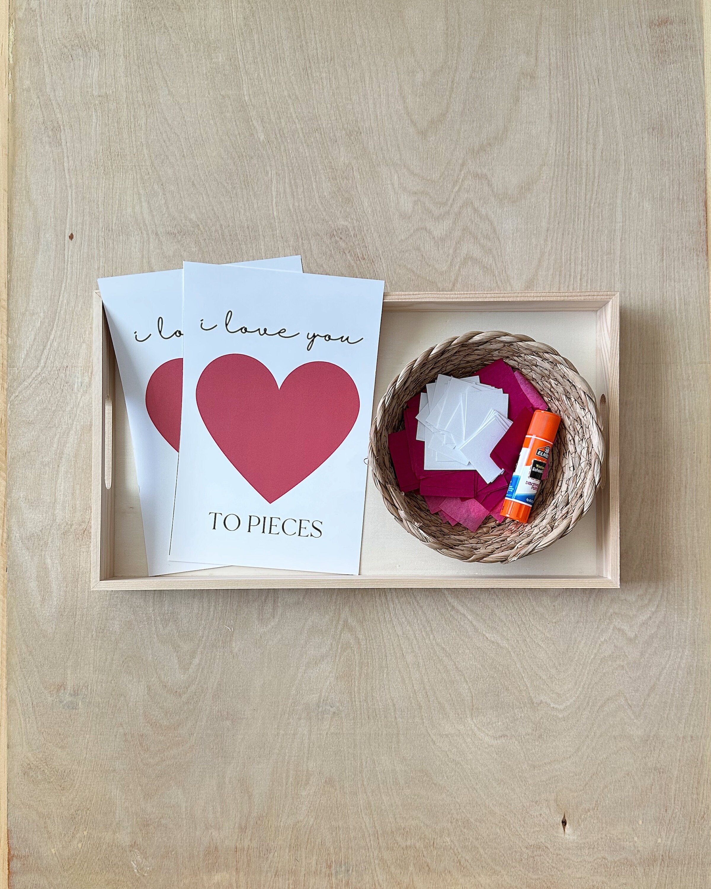 Printable "i Love You to Pieces" Valentines Day - Etsy