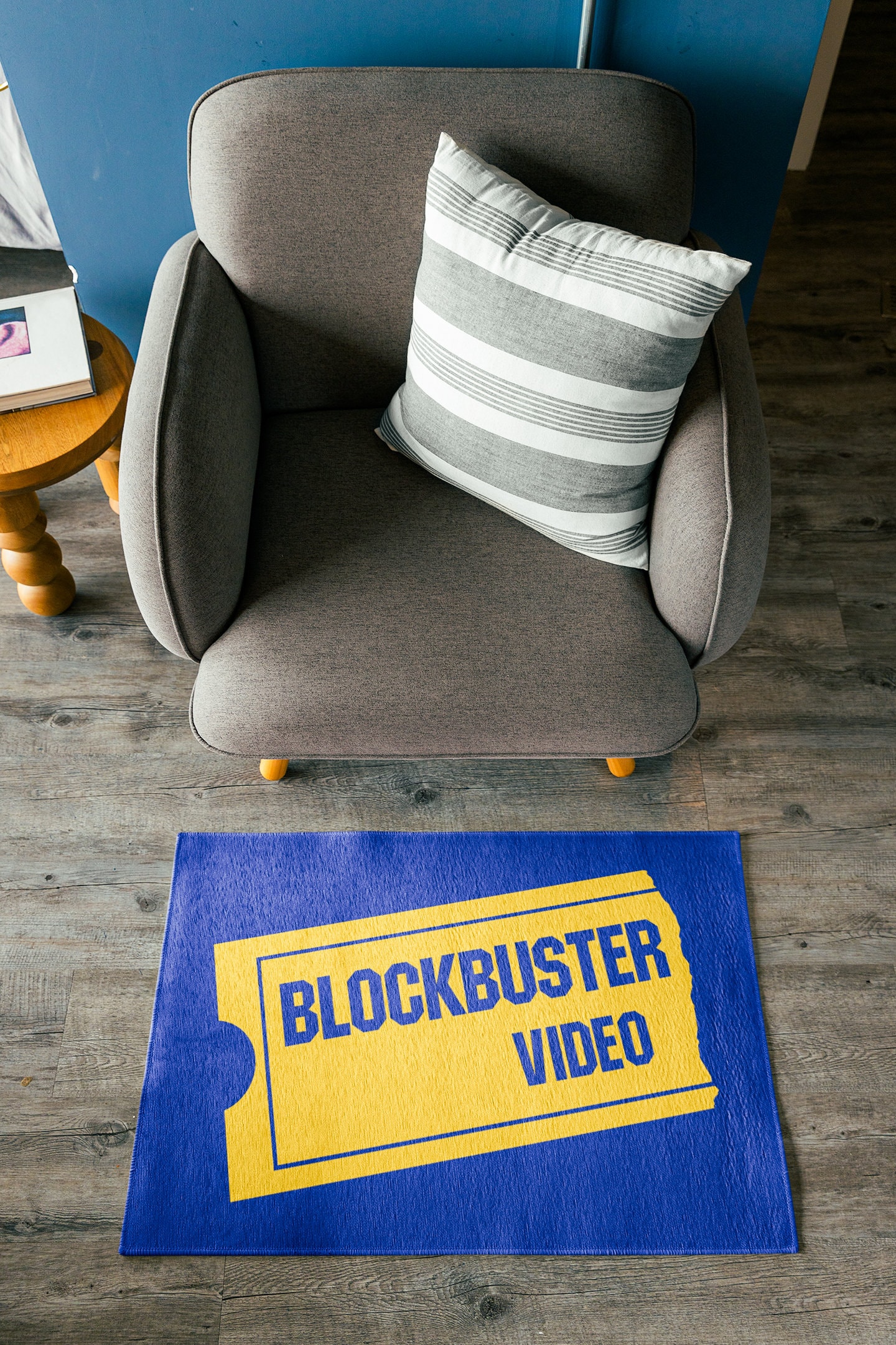 Blockbuster Video Rug, Retro Style VHS Movie Lovers, 90s Nostalgia ...