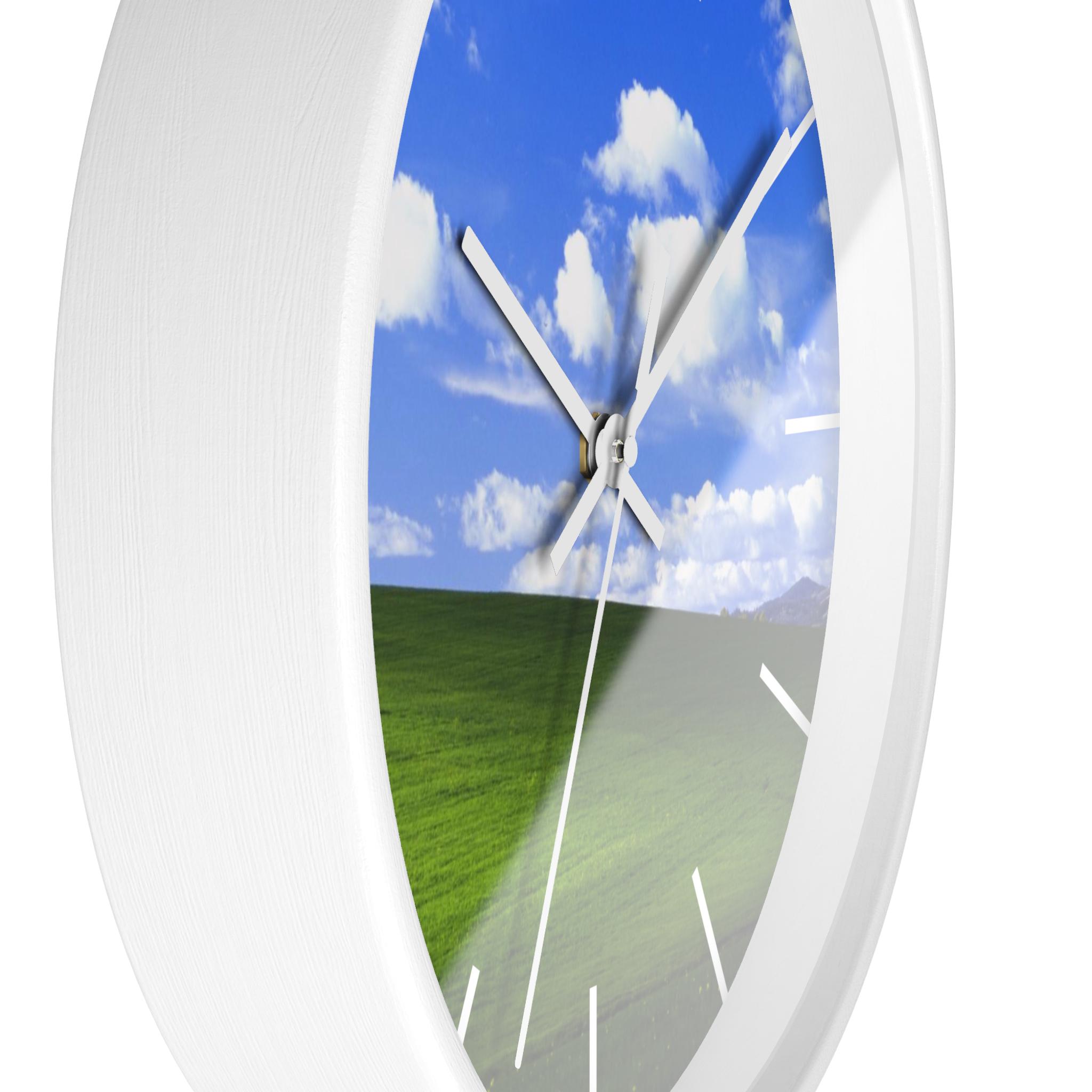 Bliss Windows XP Wall Clock, Art Wall Decor Decor, House Gift, 90s ...
