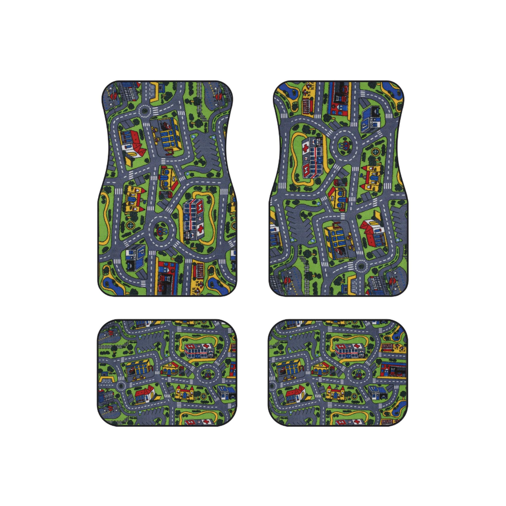City Carpet Car Floor Mats (set of 4), Car Mats, 90s Nostalgia, Floor ...