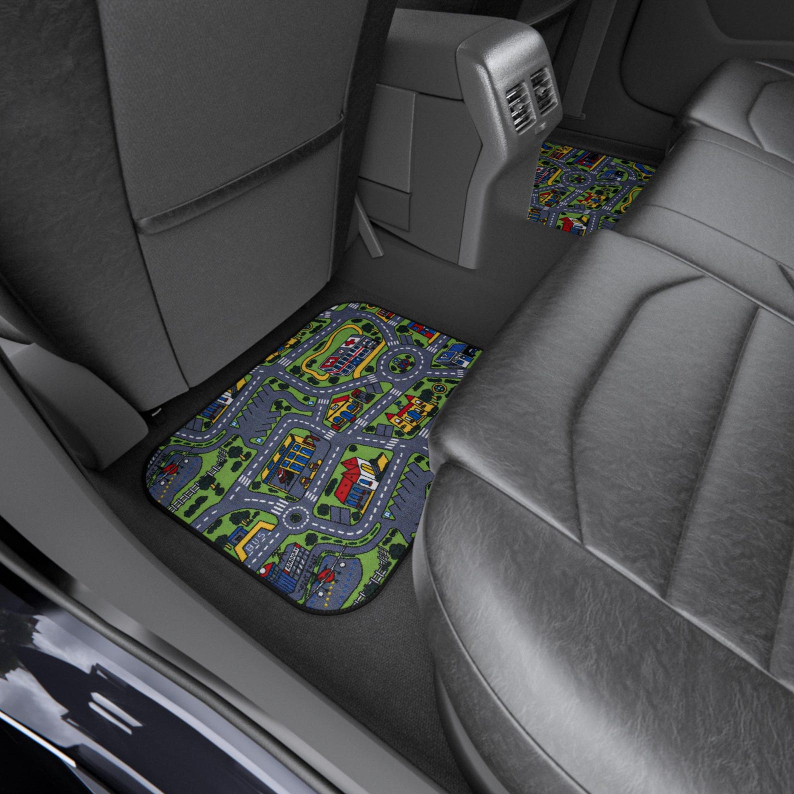 City Carpet Car Floor Mats (set of 4), Car Mats, 90s Nostalgia, Floor ...