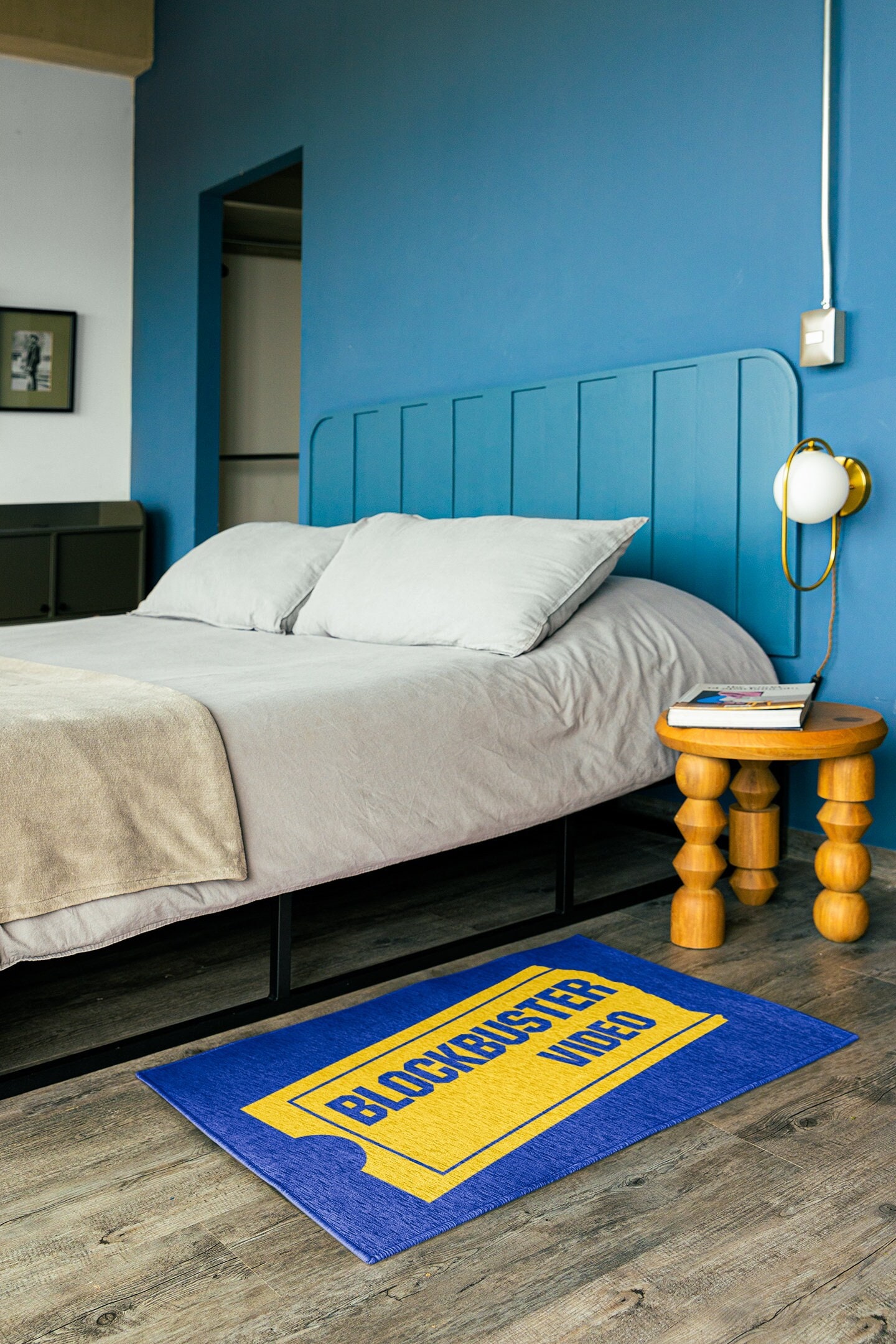 Blockbuster Video Rug, Retro Style VHS Movie Lovers, 90s Nostalgia ...