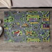 City Carpet Nostalgia Rug, 90s City Carpet, Toy Car Rug, Kids Play Car ...