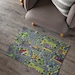 City Carpet Nostalgia Rug, 90s City Carpet, Toy Car Rug, Kids Play Car ...