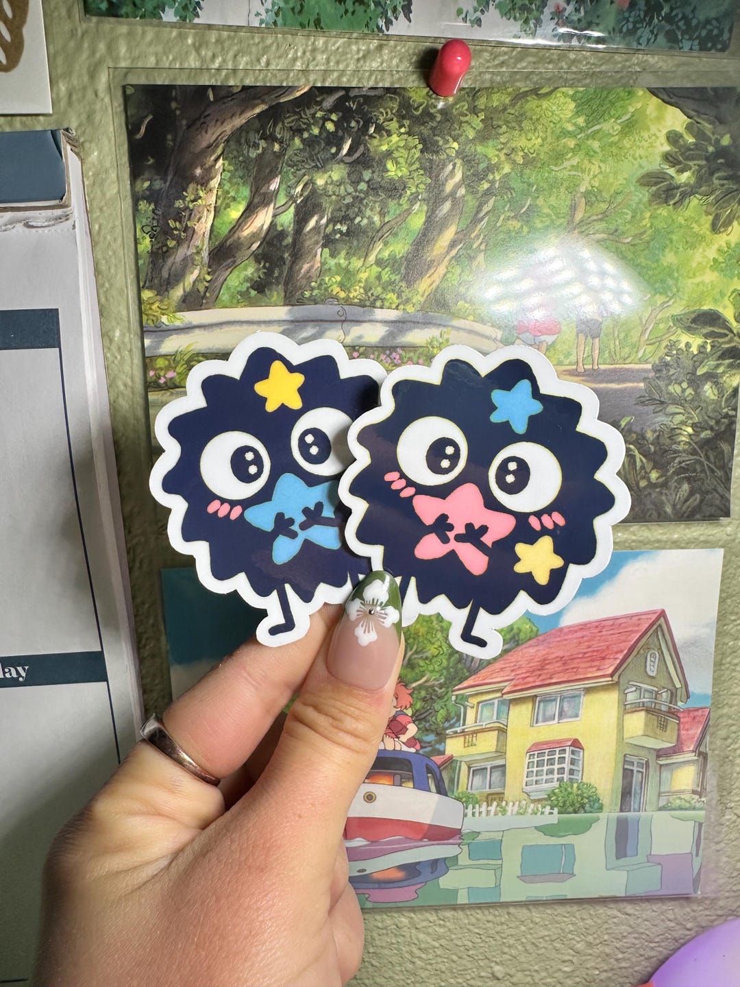 Cute Soot Sprite Stickers | Ghibili, Totoro Soot, Anime, Vinyl ...