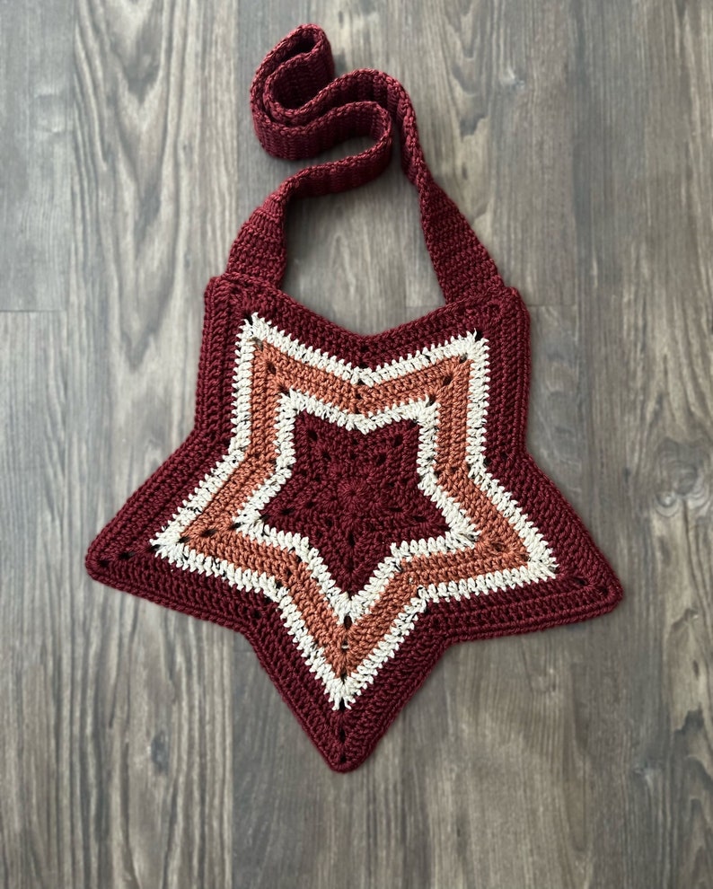 Crochet Star Tote Bag - Etsy