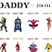 Personalised Father's Day Digital Files Daddy You Are Our Favourite ...