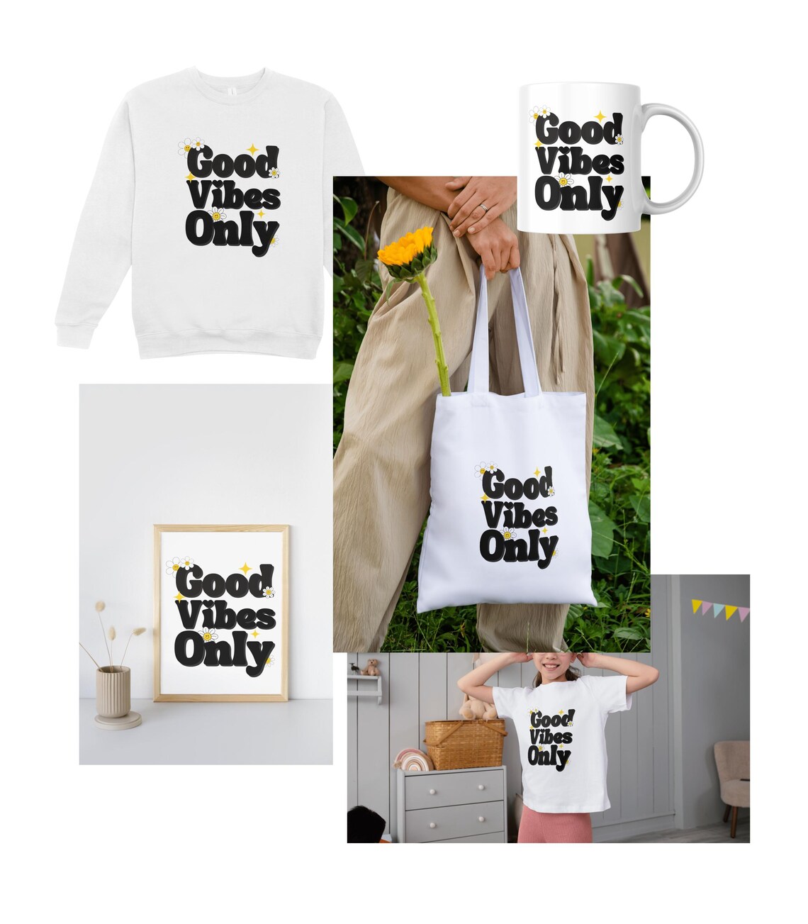 Good Vibes Only Design: Positive Energy PNG SVG (digital Download) - Etsy
