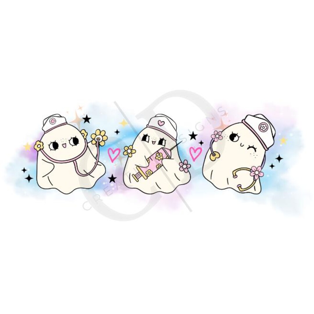 Nurse Ghost Png | Nursing | Ghost Png | Halloween Png | Digital Files ...