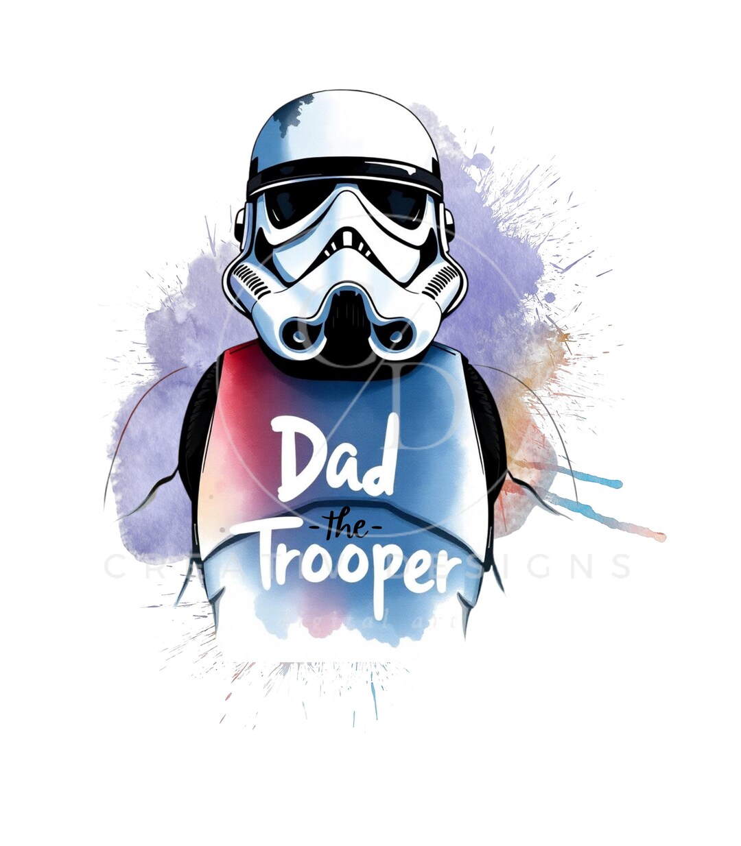 Dad Stormtrooper PNG Digital Instant Download, Storm Trooper PNG, Star ...
