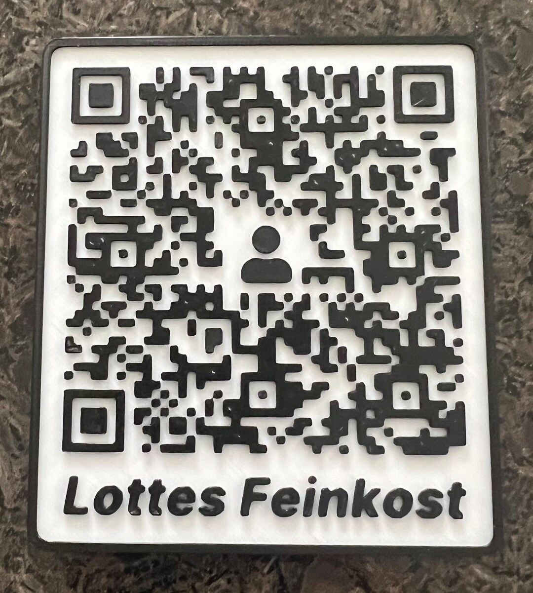 3D individuell erstellbarer QR-Code mit 3D-Drucker hergestellt - Etsy.de