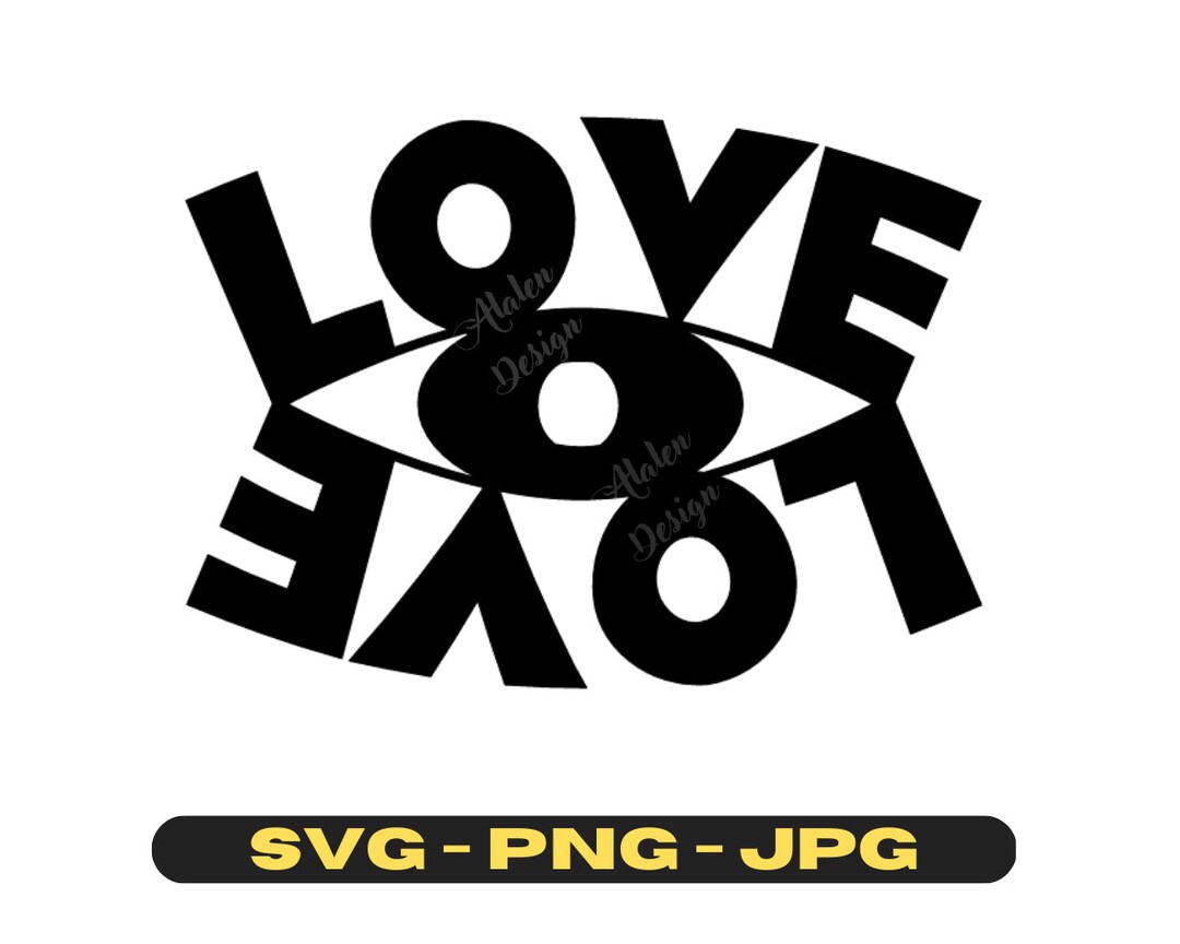 Love Love Svg Love Logo Svg Love Art Svg Love Designs - Etsy