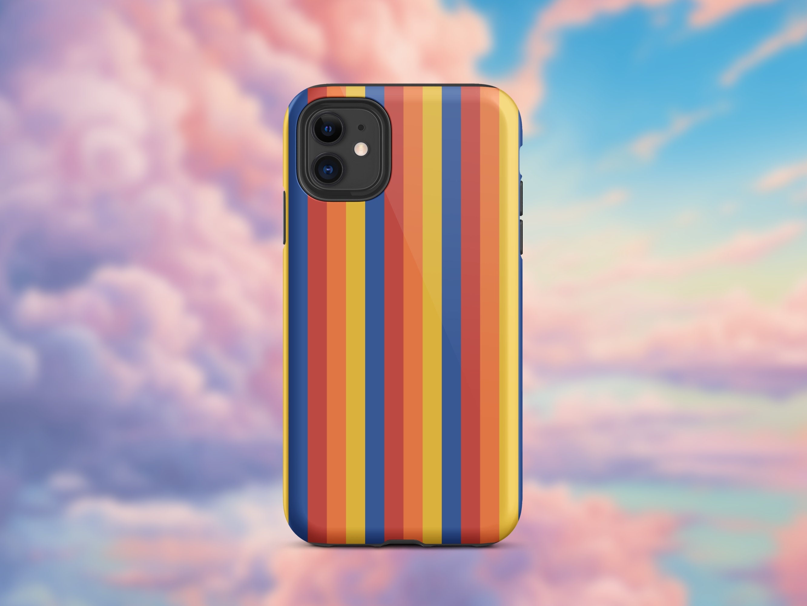 Rainbow Clown Stripes Clowncore Dual Layer Tough Case for - Etsy