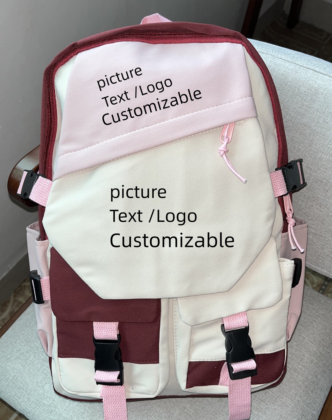 Can Customize the Backpack/personalized Backpack/customized Text ...