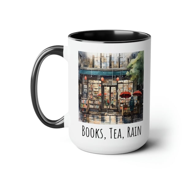 Coffee Books Rain - Etsy