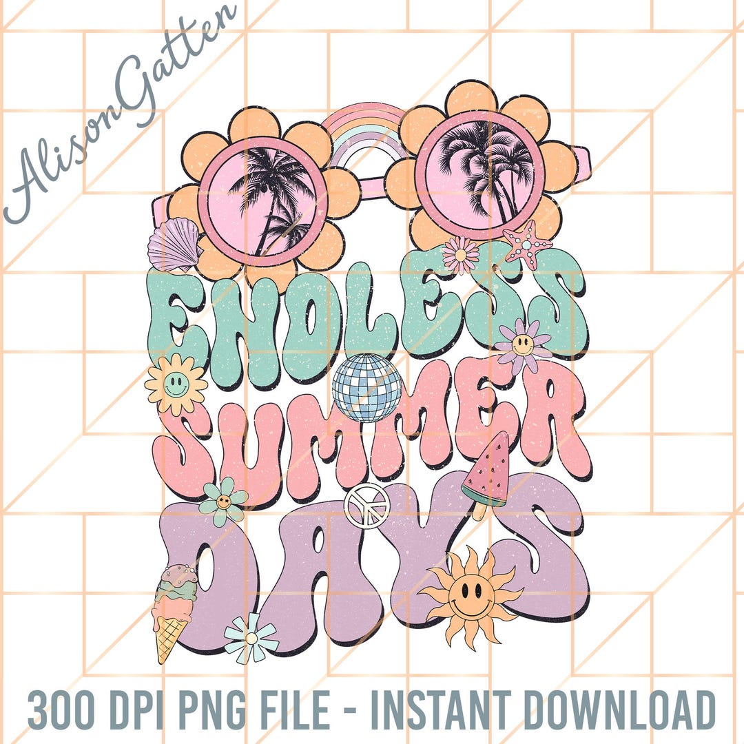 Endless Summer Days Png, Hello Summer Png, Summer Vibes Png, Beach ...