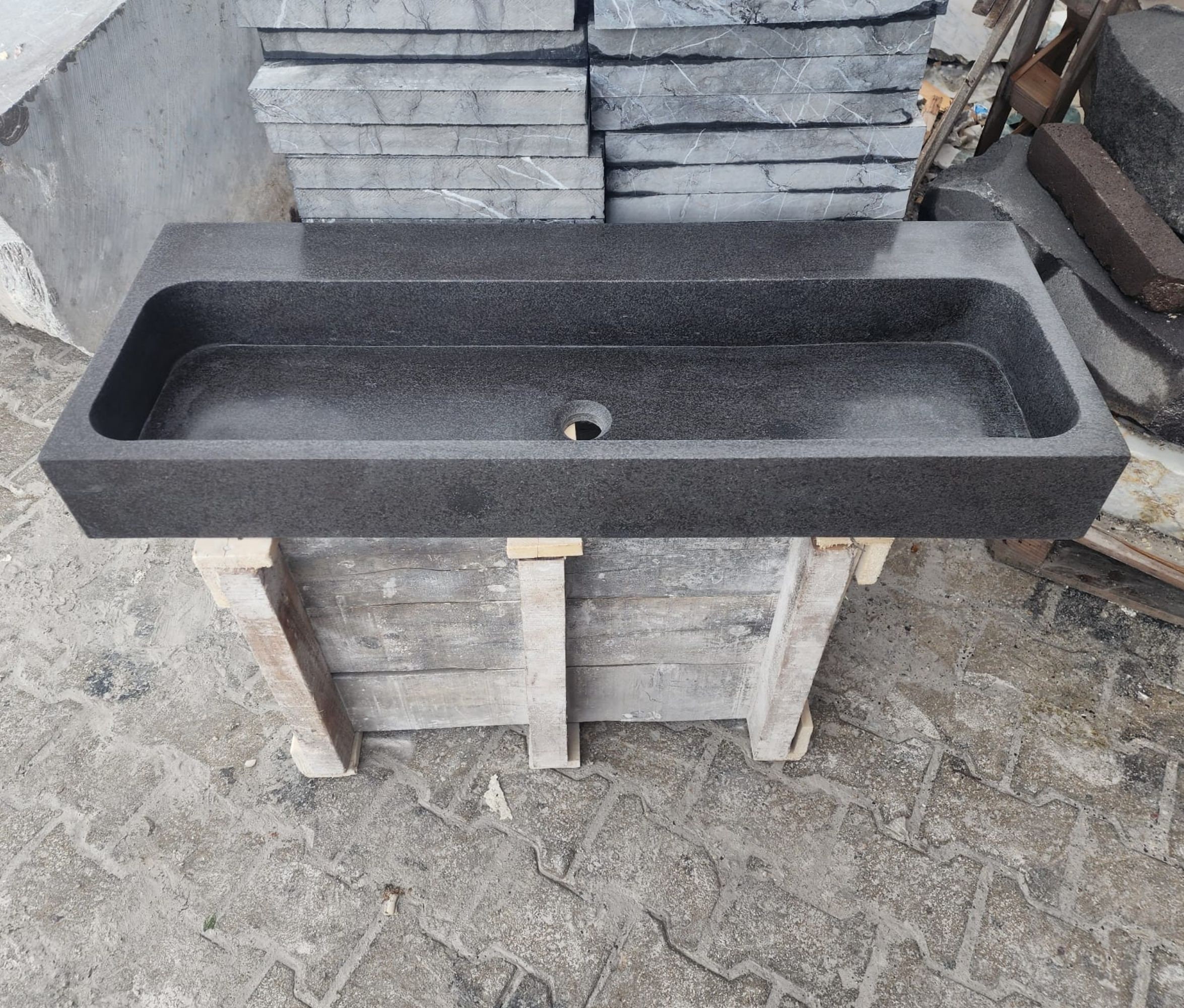 Black Marble Sink, Black Basalt Stone Sink, Special Order Sink, Marble ...