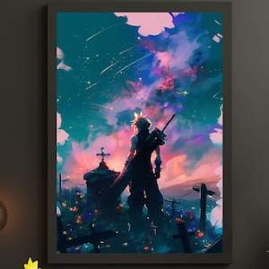 FF9 Princess Garnet Poster, Final Fantasy IX Wall Art, Final Fantasy 9 ...